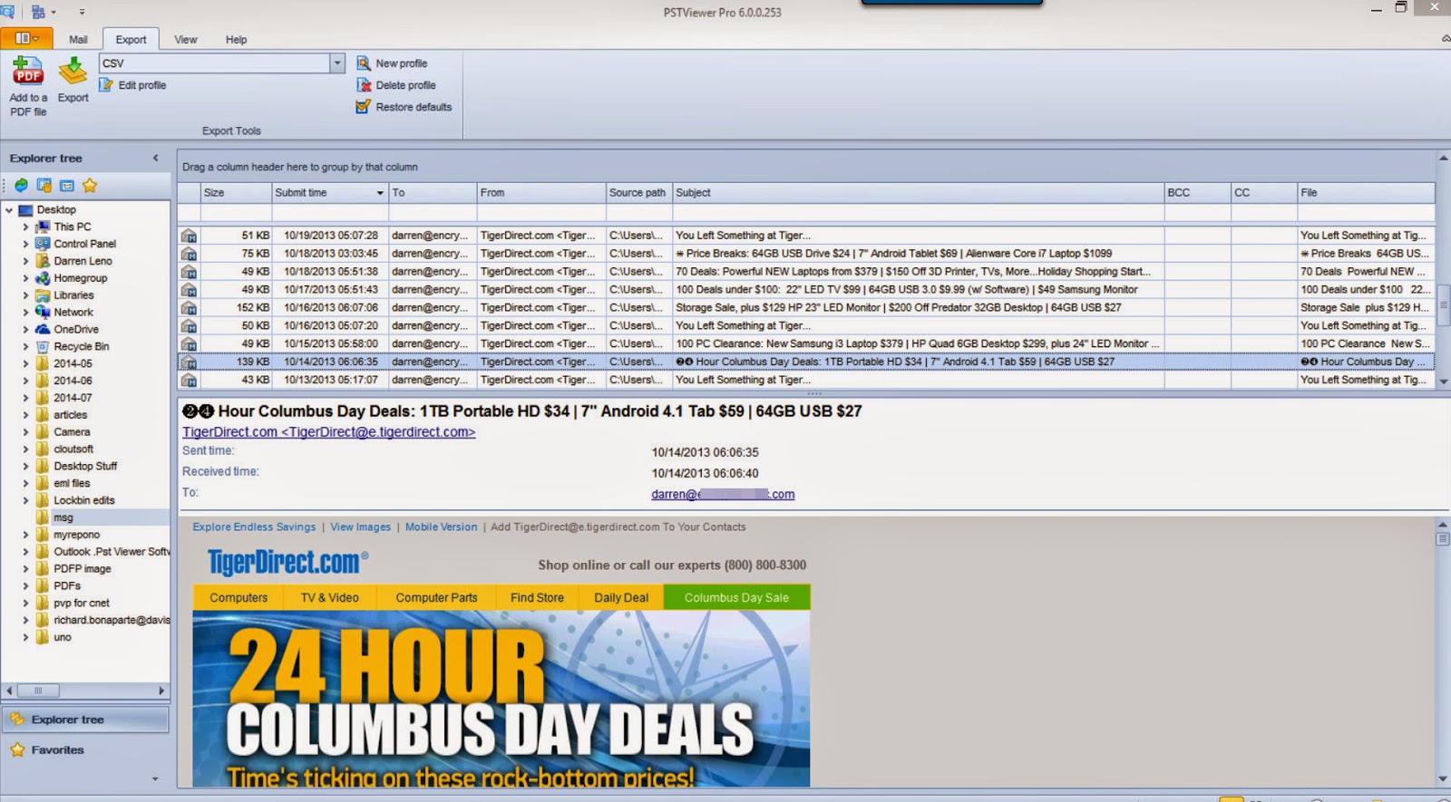 pst-file-emails1 – Viewer for Outlook PST/OST Email Files